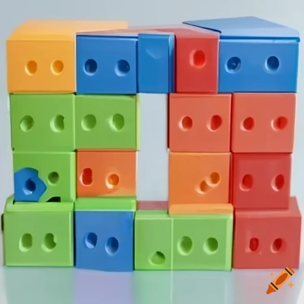 Transforming simple blocks on Craiyon