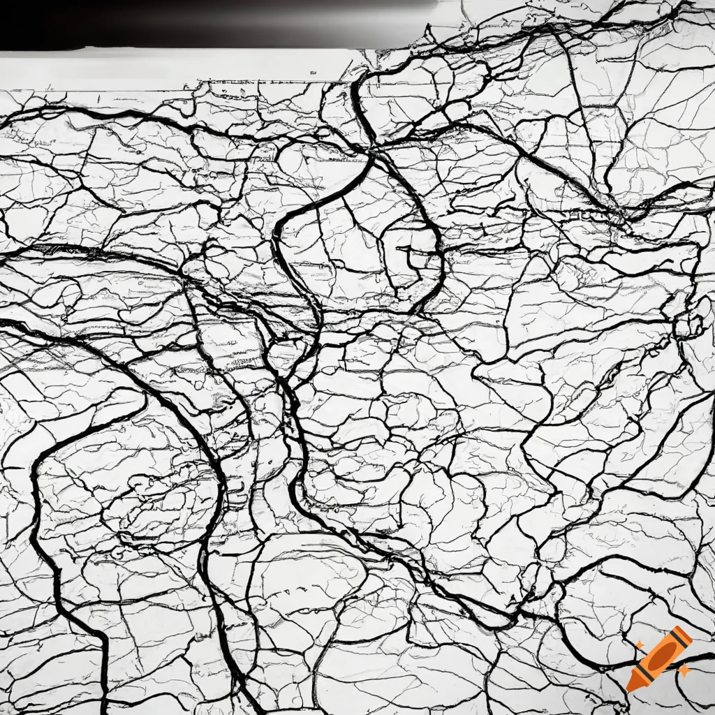 Map drawing in progress, waypoints on Craiyon
