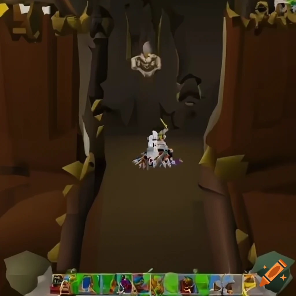 Osrs login experience on Craiyon