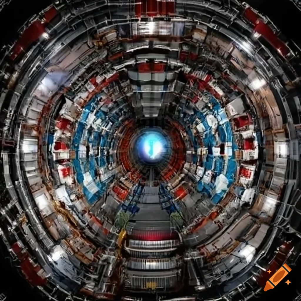 Hadron collider on Craiyon