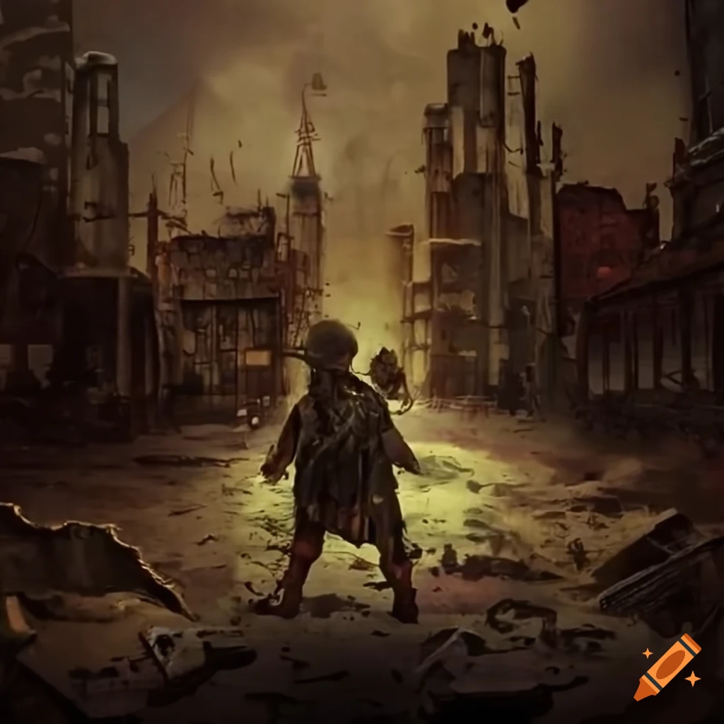 Post-apocalyptic themes on Craiyon