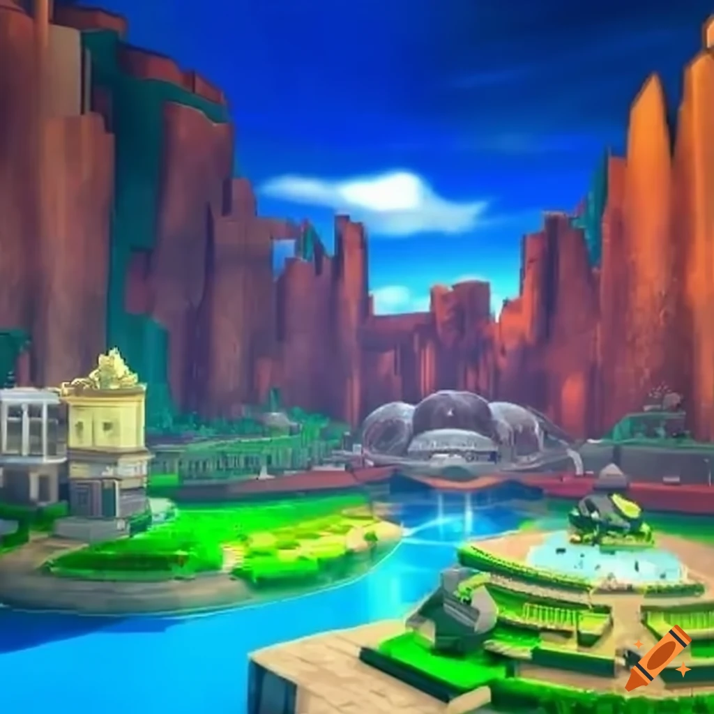 Building pokemon arenas on Craiyon