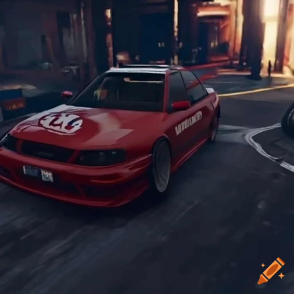 Fivem drifting servers on Craiyon