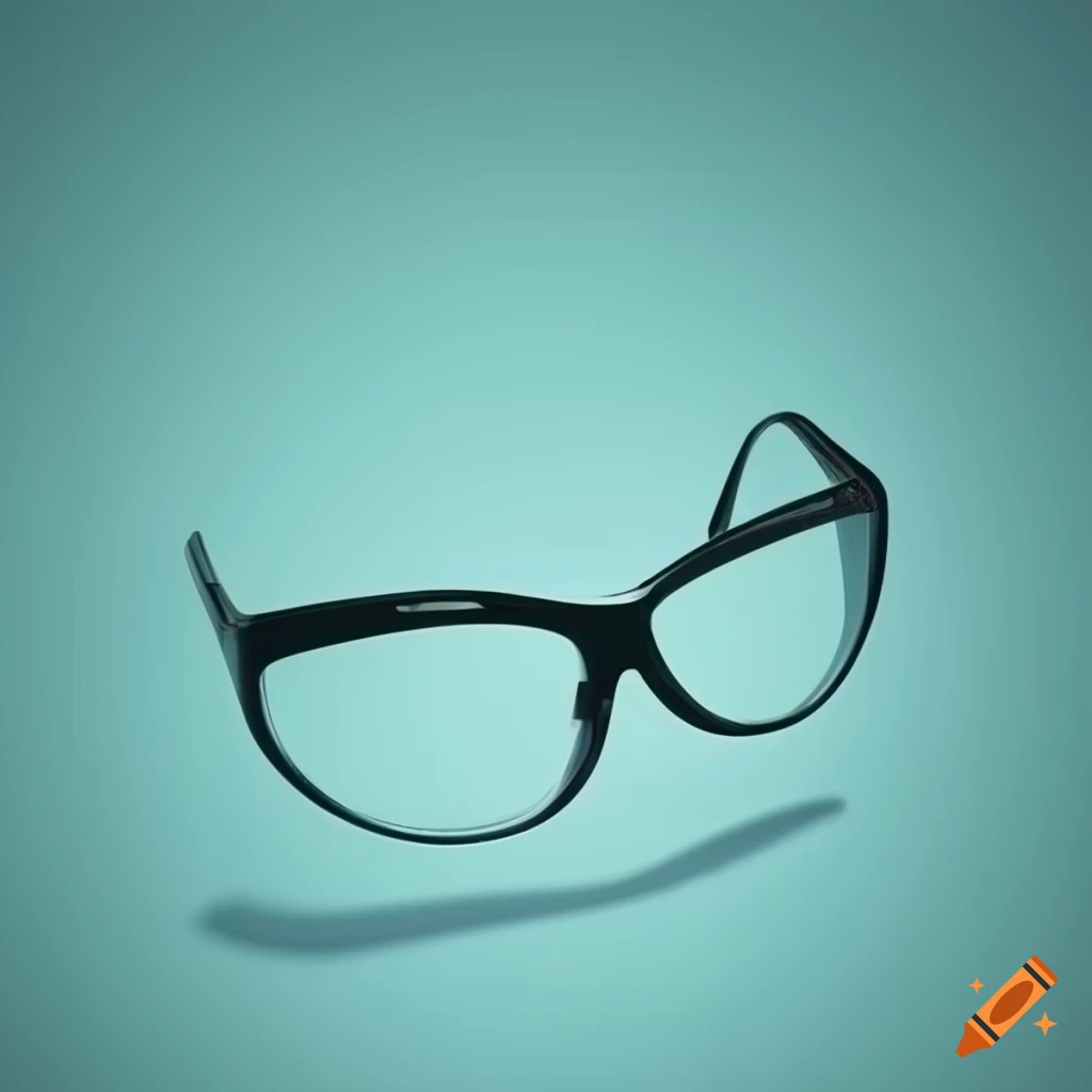 A cool pair of eye glasses with a simple wallpaper in #778D79 color on ...