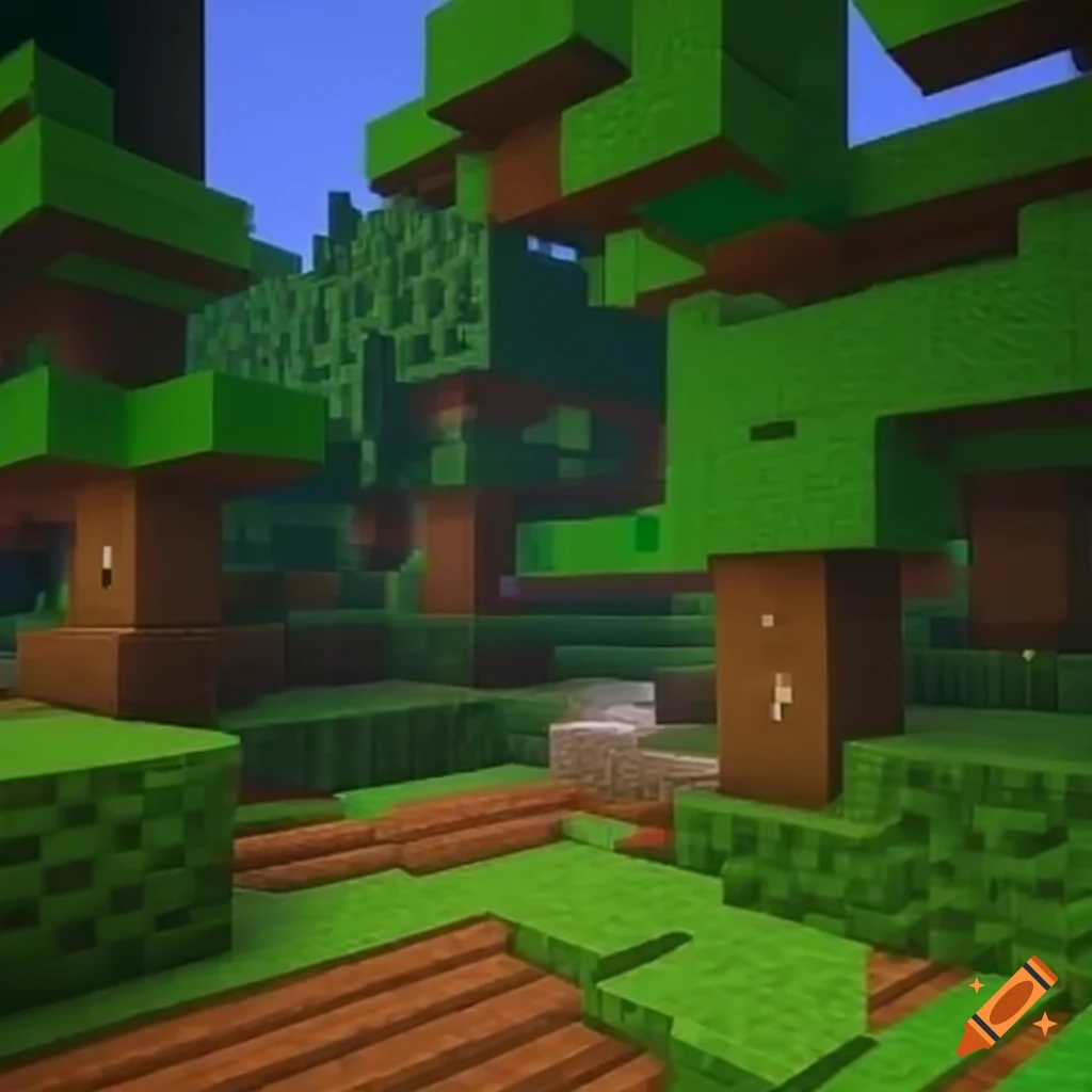 Minecraft's wilderness