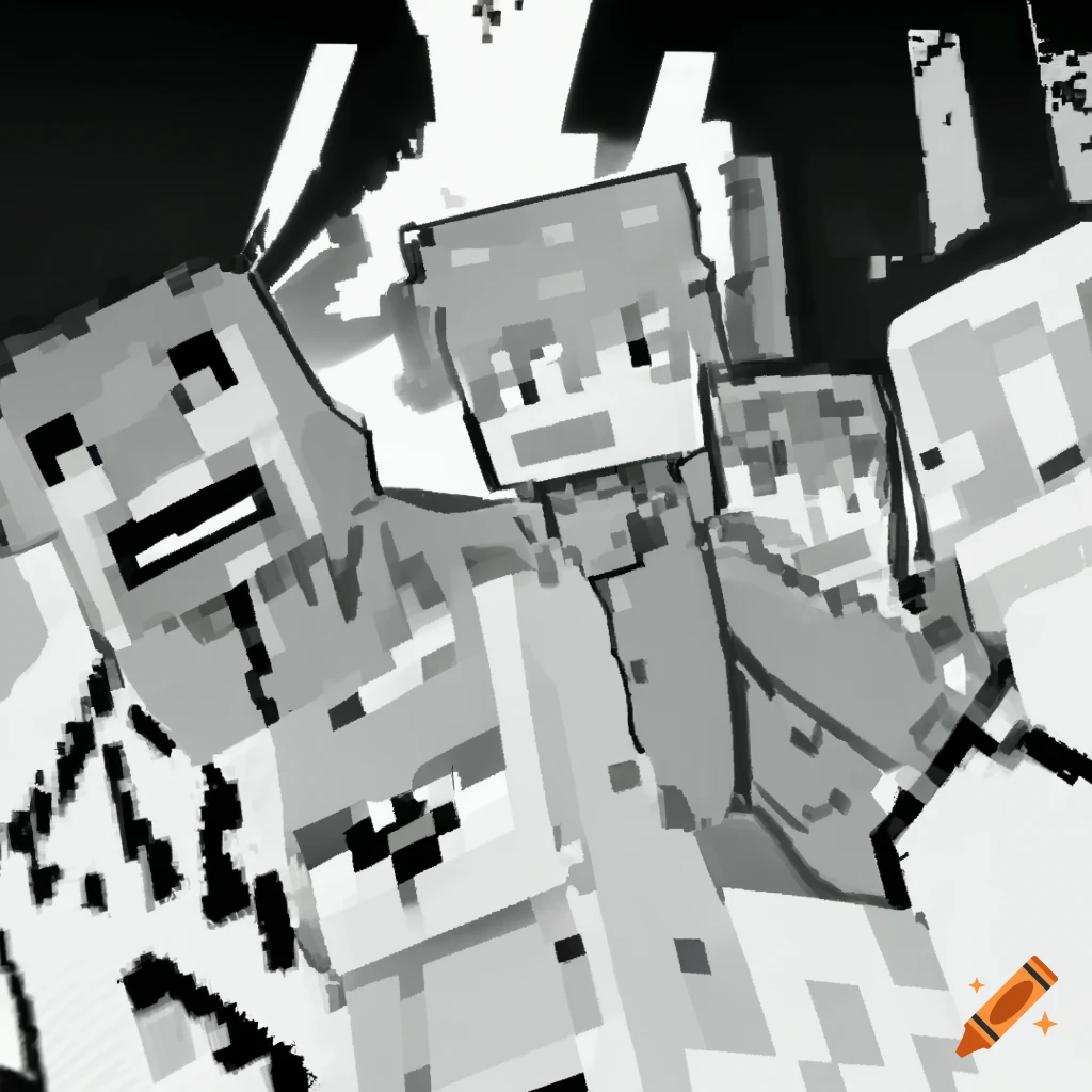 Minecraft server starter on Craiyon