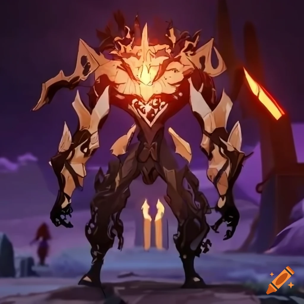 Genshin impact inspired titan fall titans