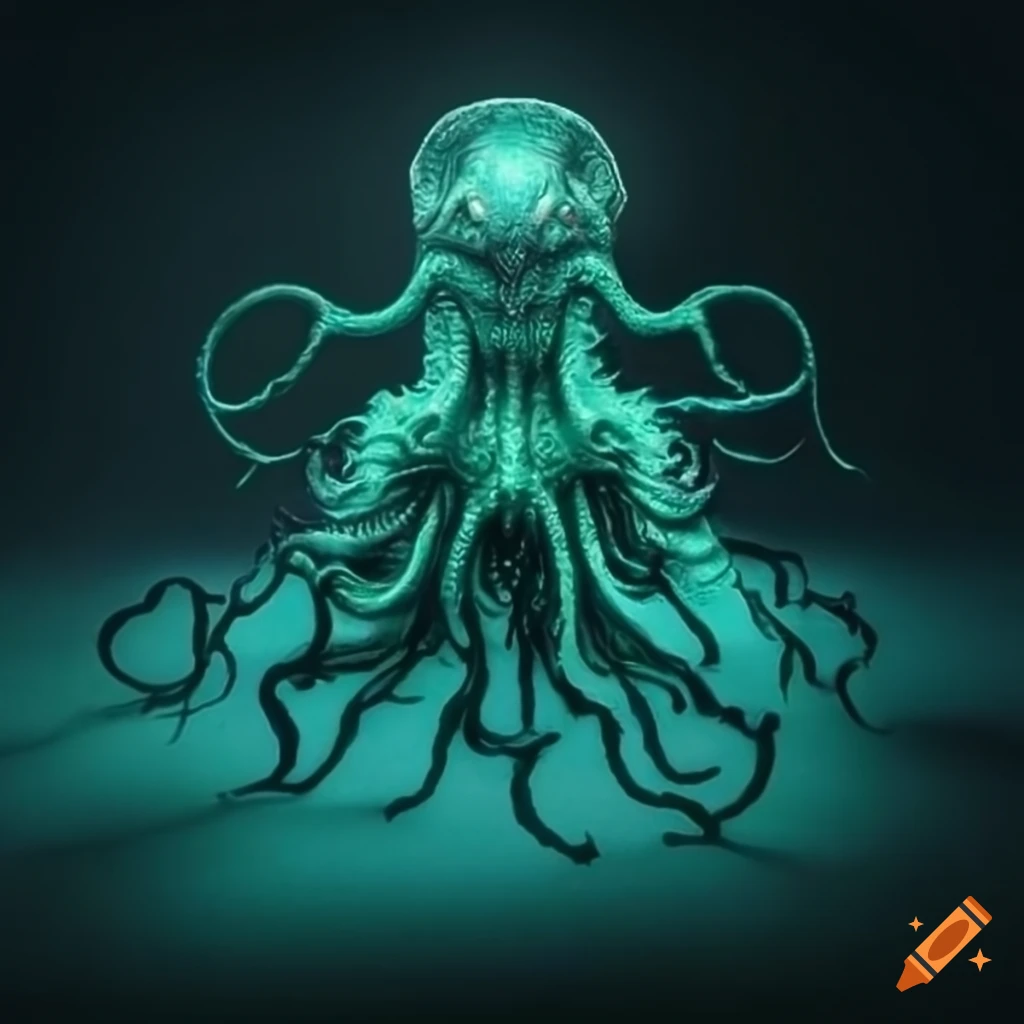 Cthulhu yog sothoth lovecraft dark glowing