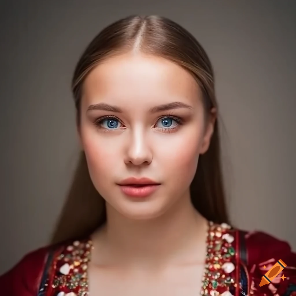 Professional portrait photograph with Perfect Facial Features of a ...