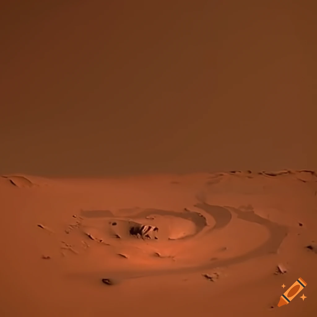 Mars surface photo