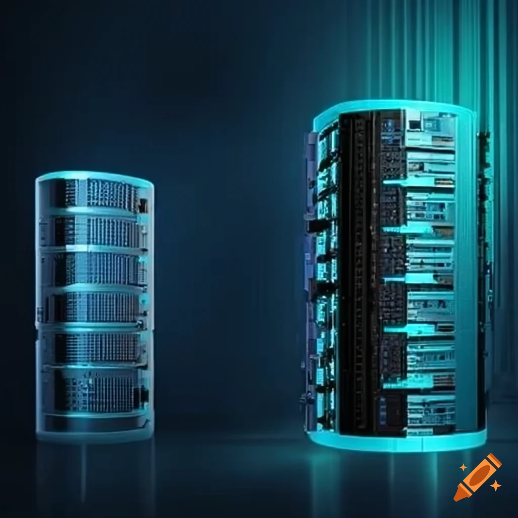 Dedicated server network on Craiyon