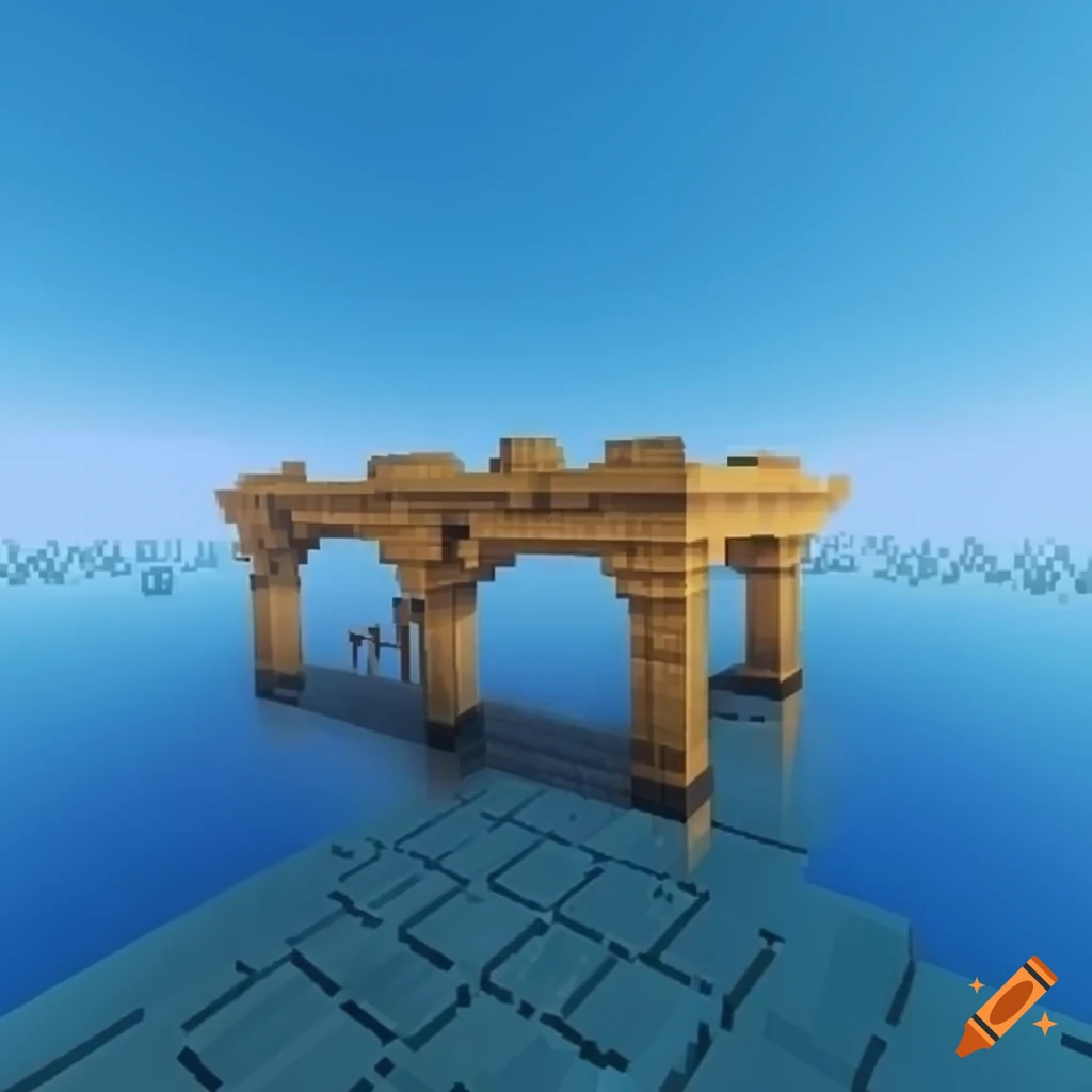 Minecraft bridge servers on Craiyon