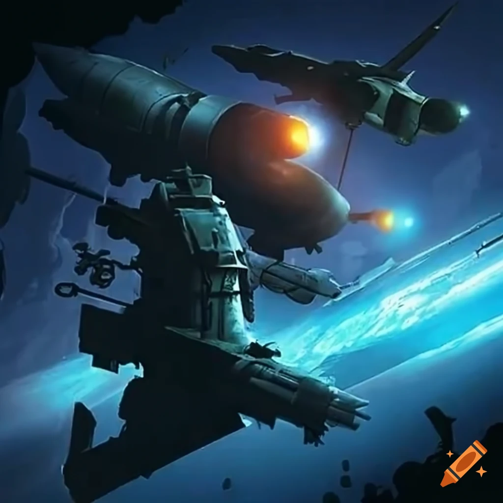 Experience missile wars on Craiyon