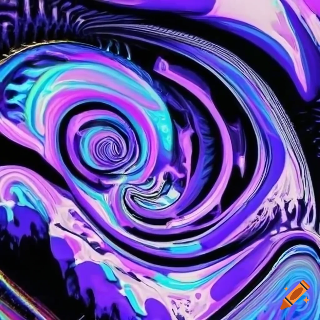 Wavy trippy background