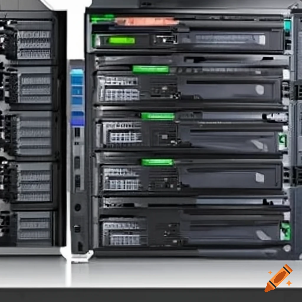 Medium-sized servers on Craiyon