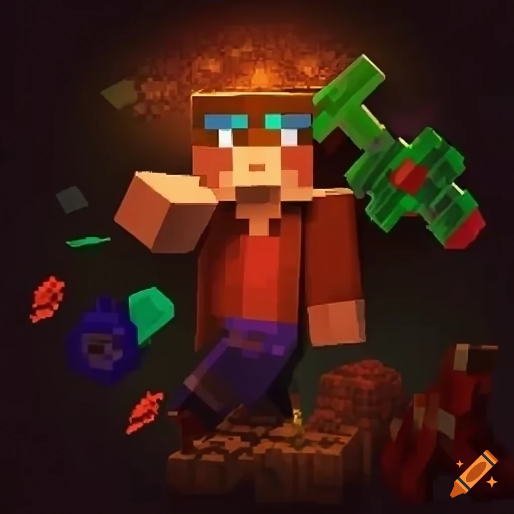 Minecraft pvp culture on Craiyon