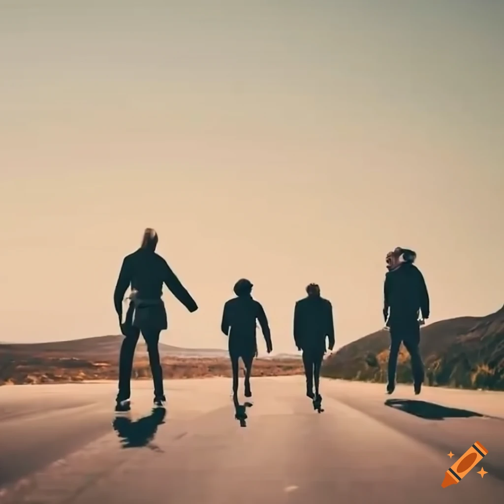 Four Male Friends Together