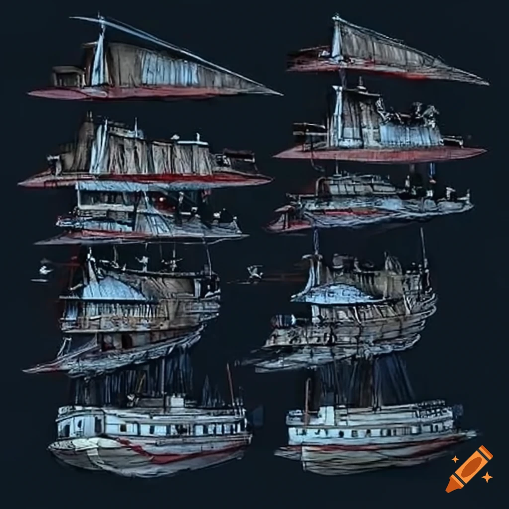 Mastering ship designs on Craiyon