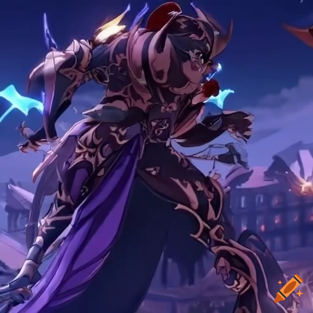 Genshin impact inspired titan fall titans