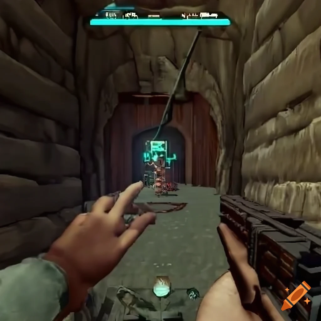 Exploration gameplay on Craiyon