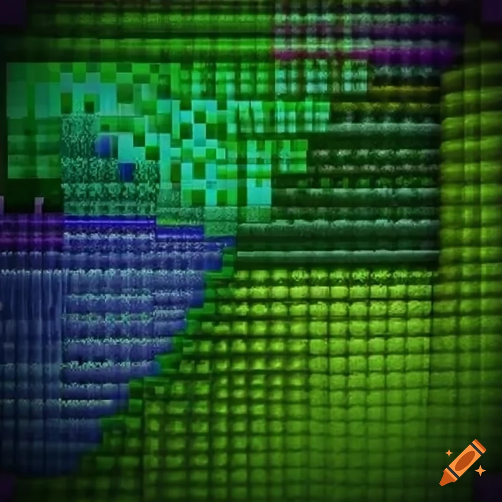 Minecraft expertise on Craiyon