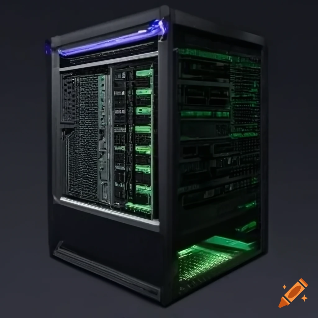 Deserted servers on Craiyon