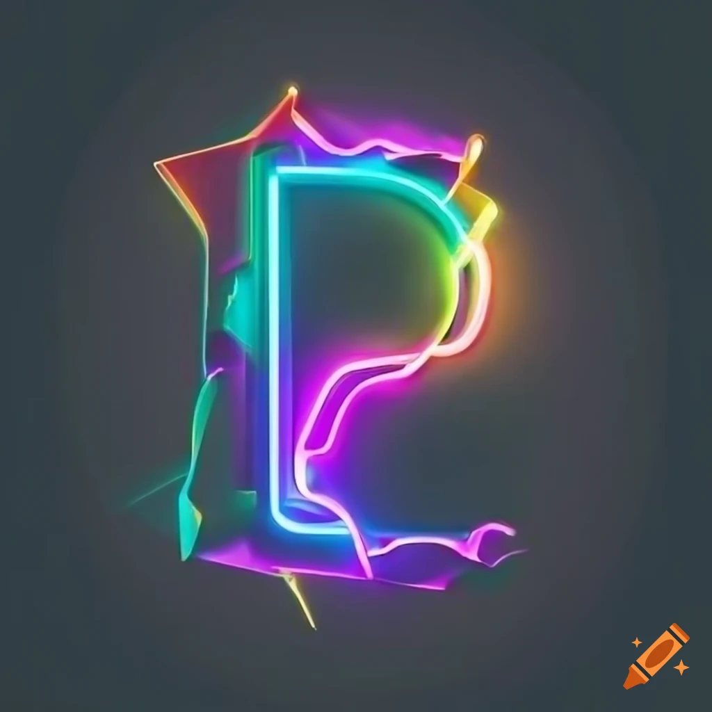 Colorful Letter P
