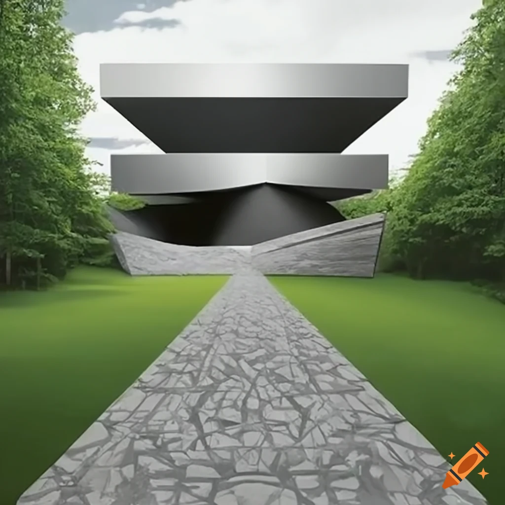 Cubic landscape on Craiyon