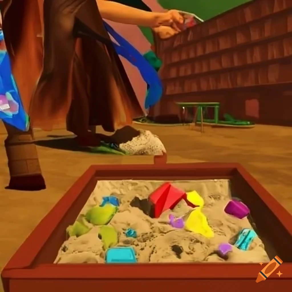 Sandbox game phenomenon on Craiyon