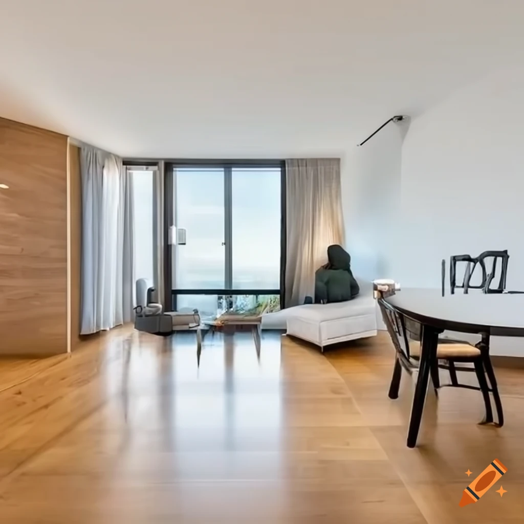 Modern two-bedroom apartment on a 24th floor with views of the ...