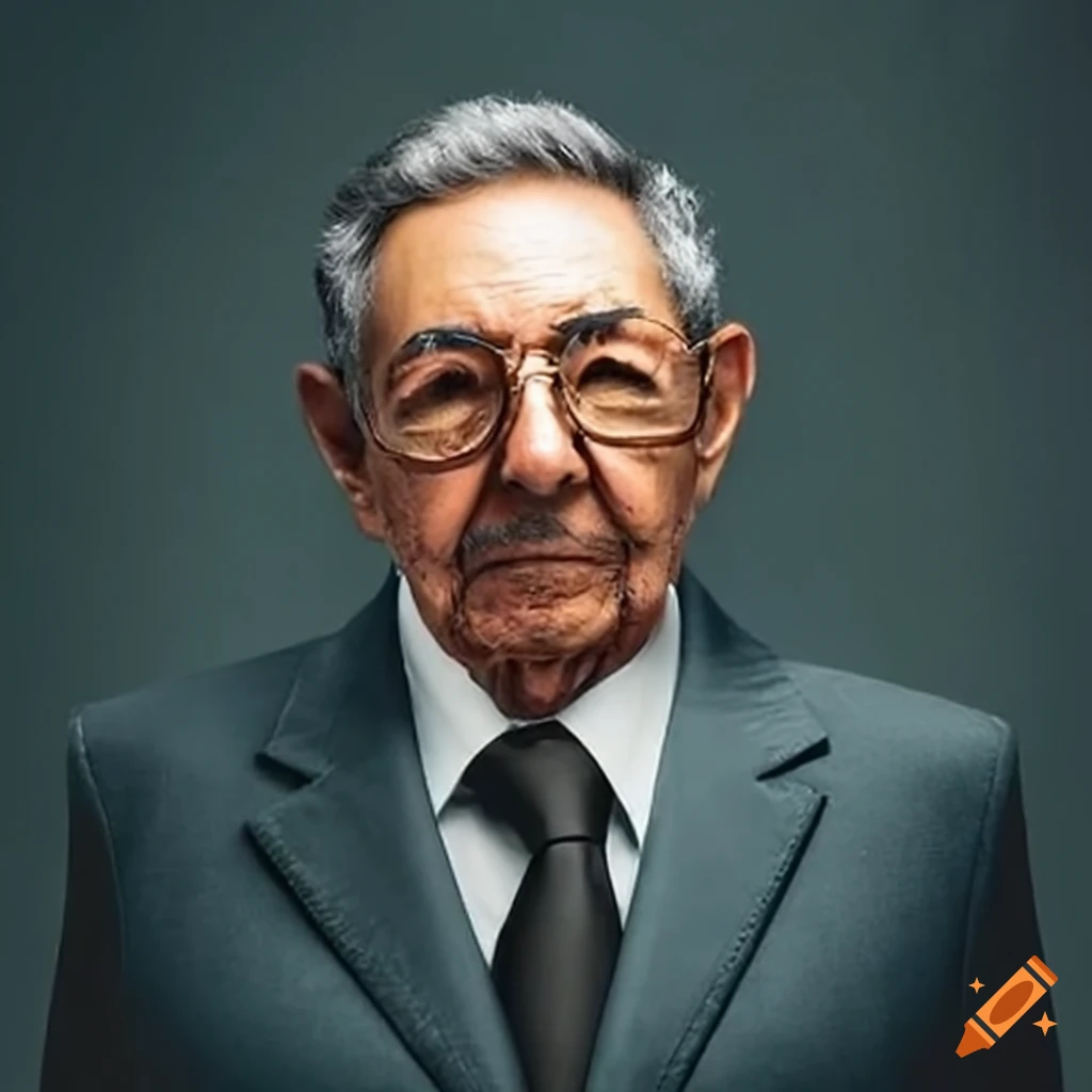 Raúl Castro on Craiyon