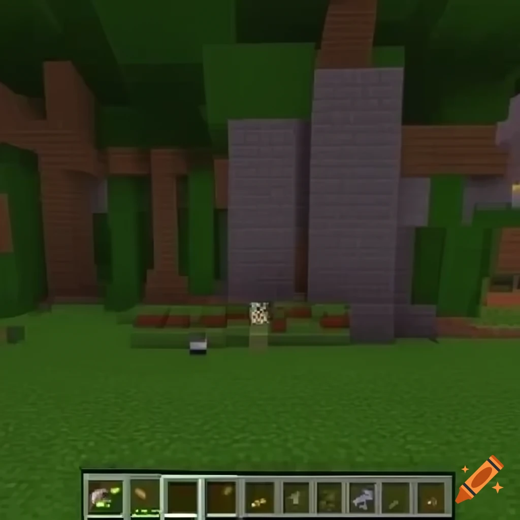 Default minecraft dimensions on Craiyon