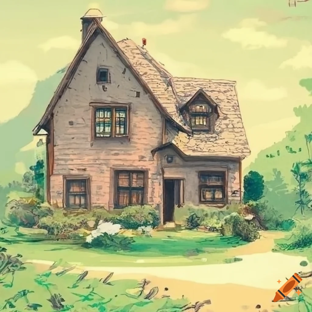 Cottagecore home on Craiyon