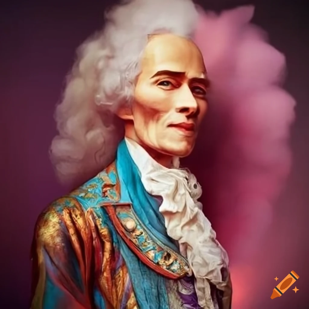 Voltaire's candide and cunegonde by david lachapelle