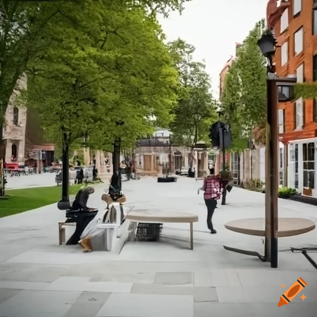 Public realm on Craiyon