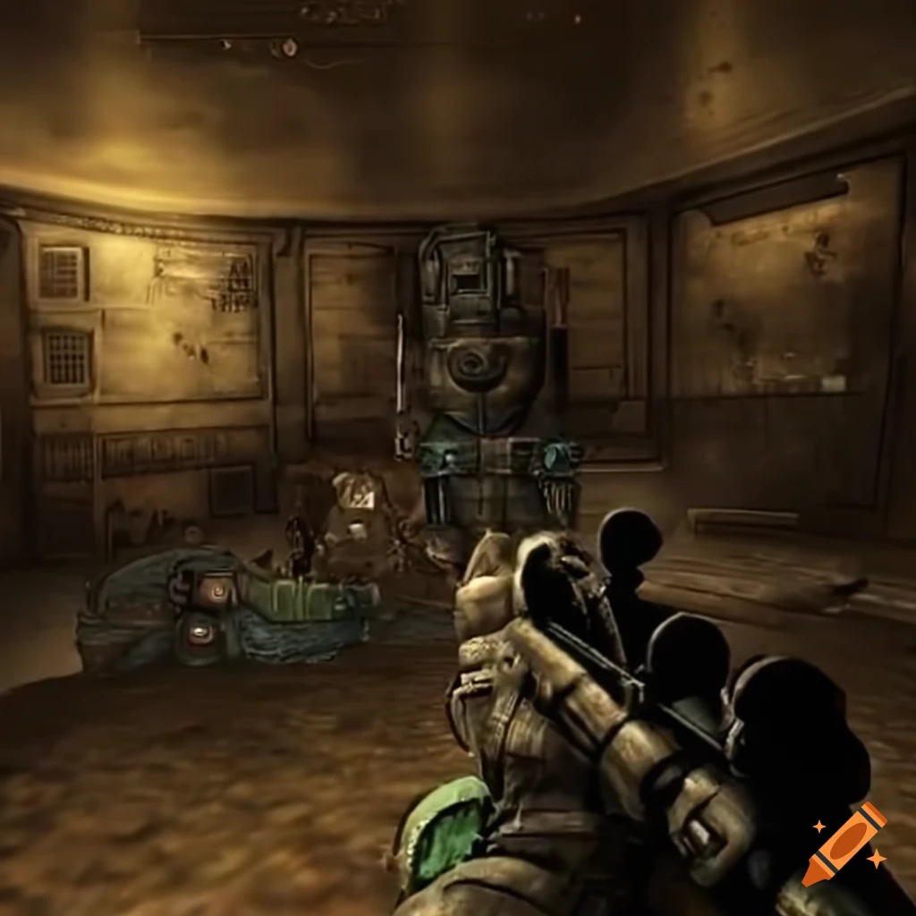 Fallout universe on Craiyon