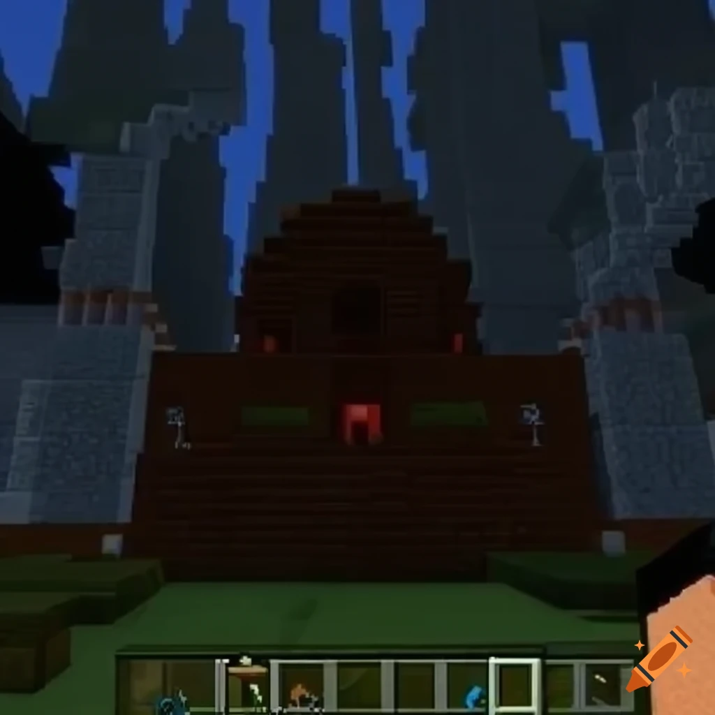 Australian minecraft server on Craiyon