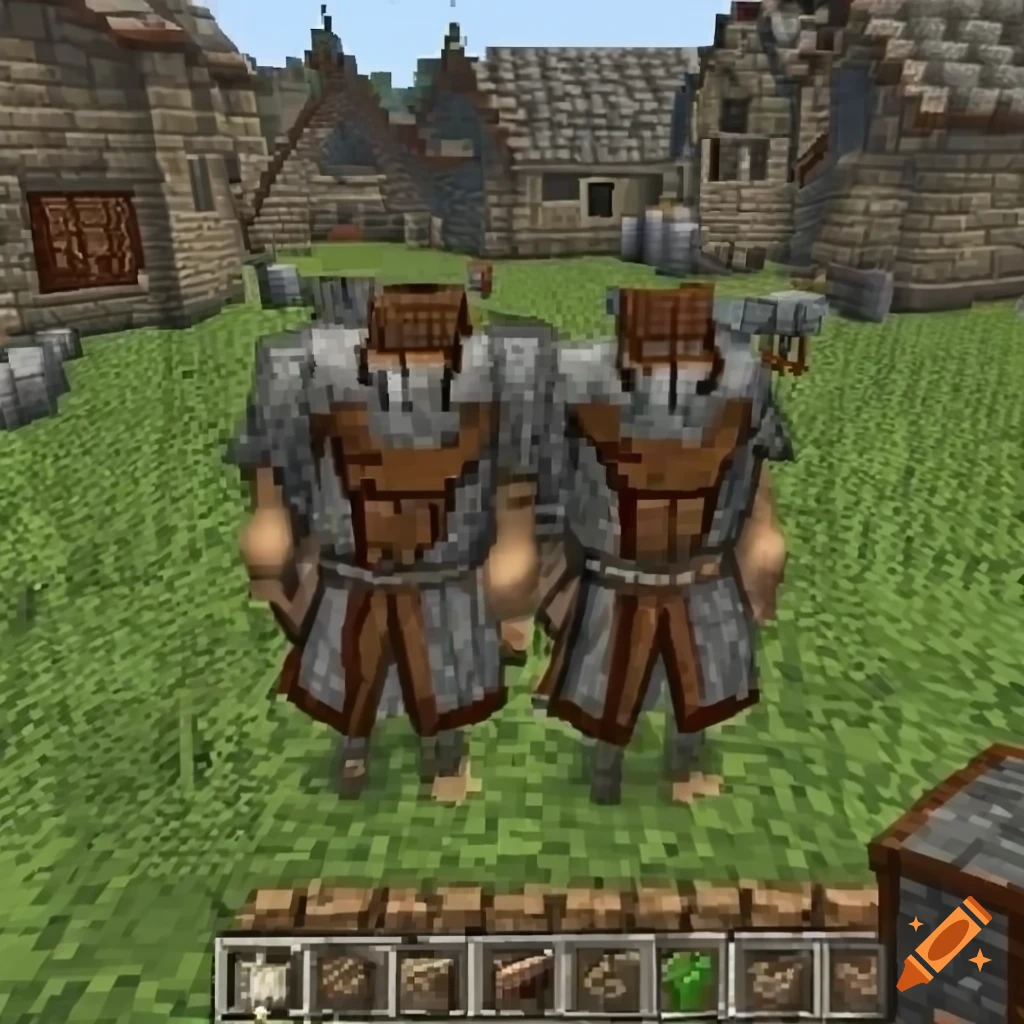 Medieval modpack server on Craiyon