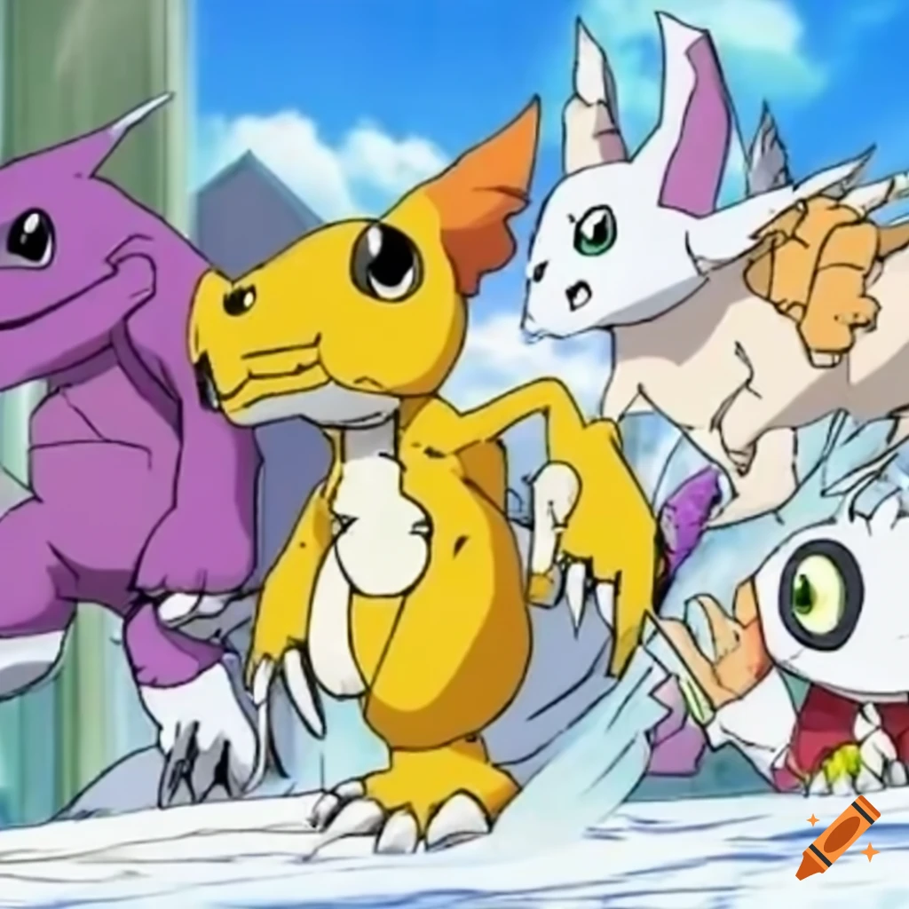 Favorite digimon partners on Craiyon