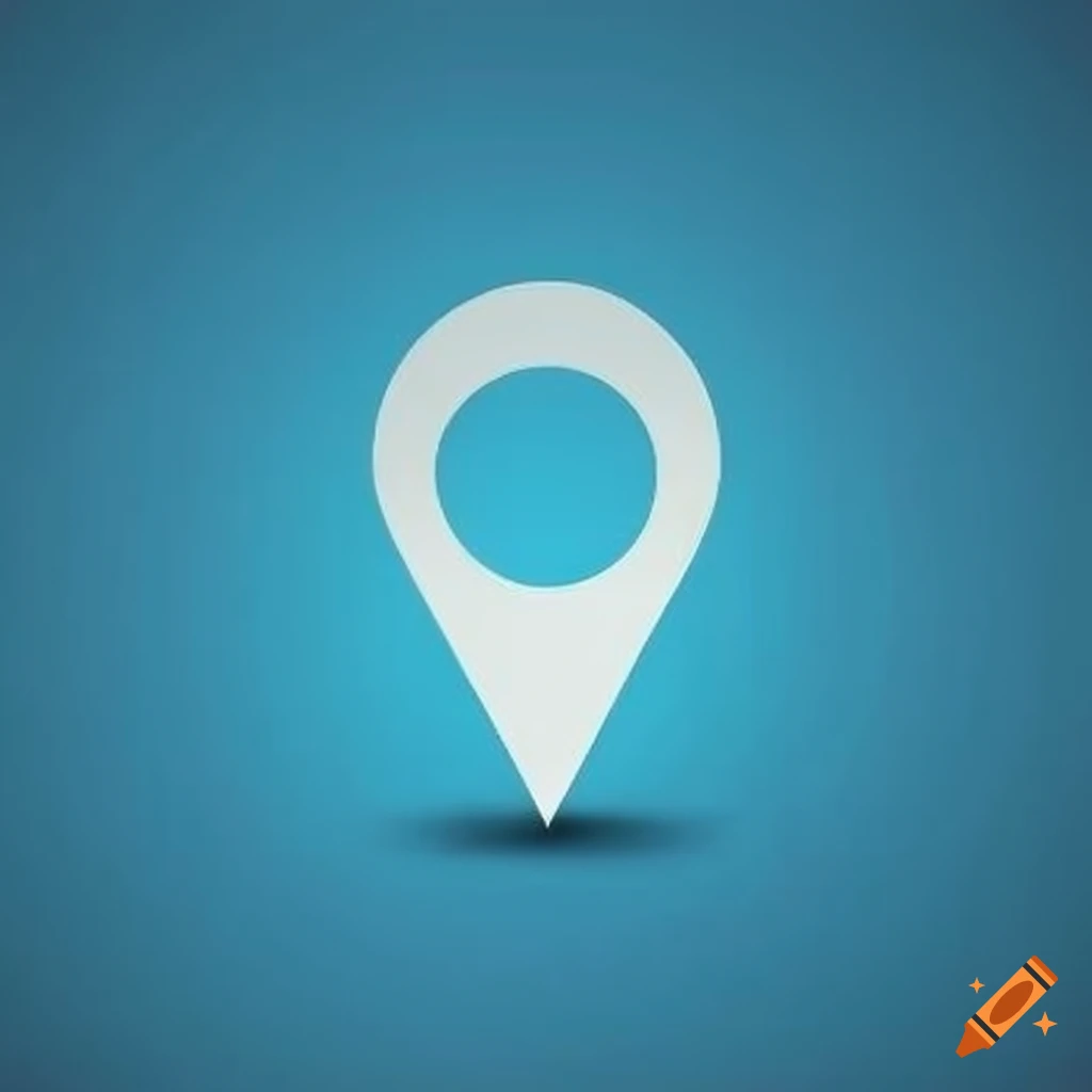 Location map modern symbol on Craiyon