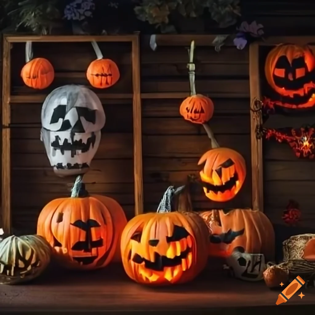Exploring Halloween Decorations On Craiyon