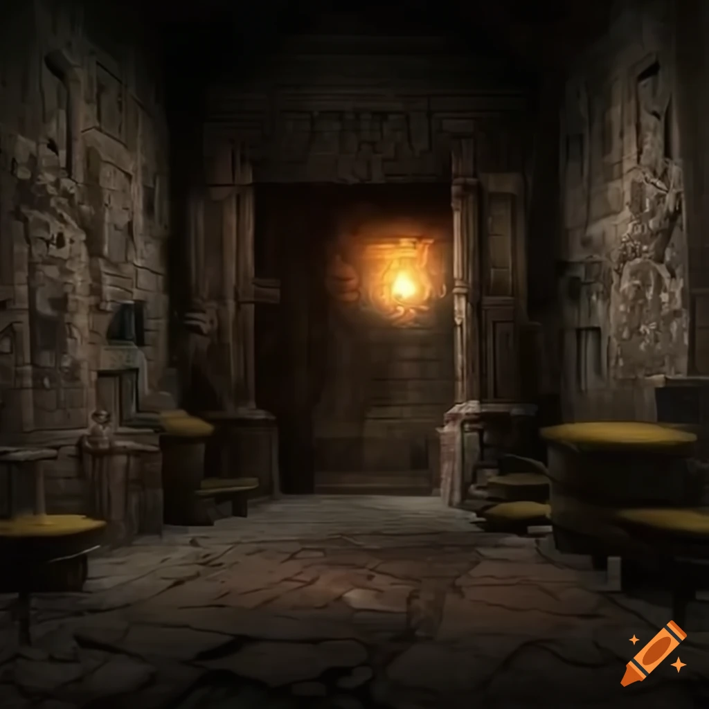 Immersive dungeon exploration on Craiyon