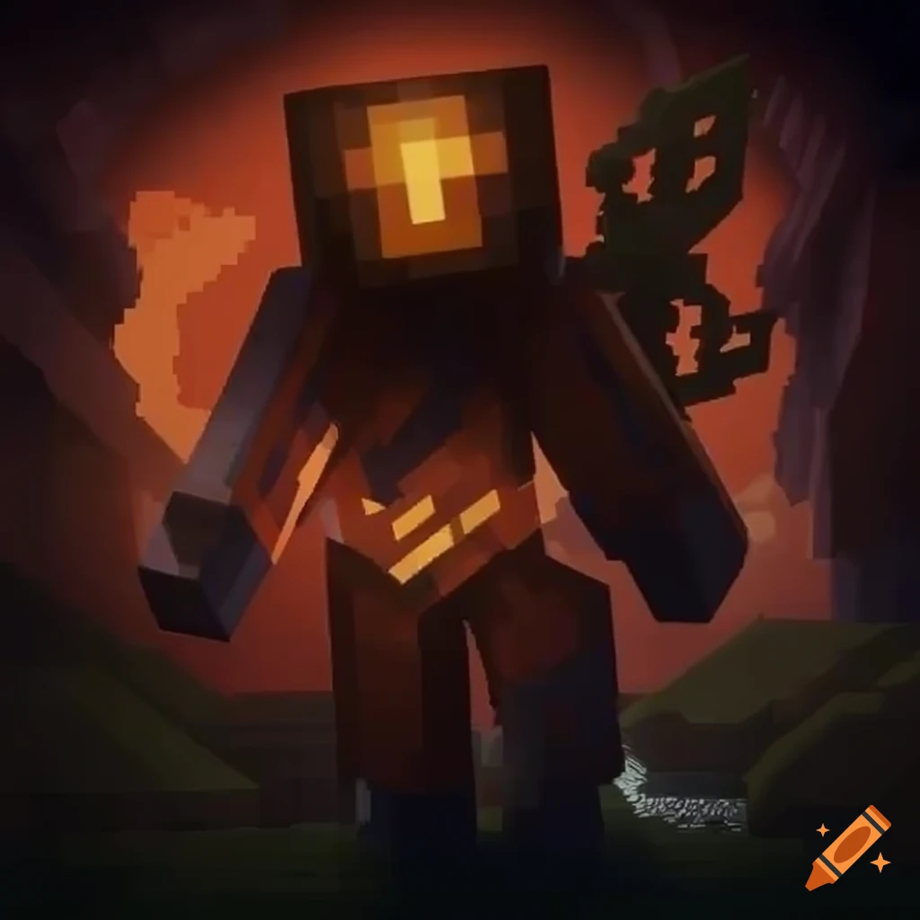 Mighty minecraft servers on Craiyon