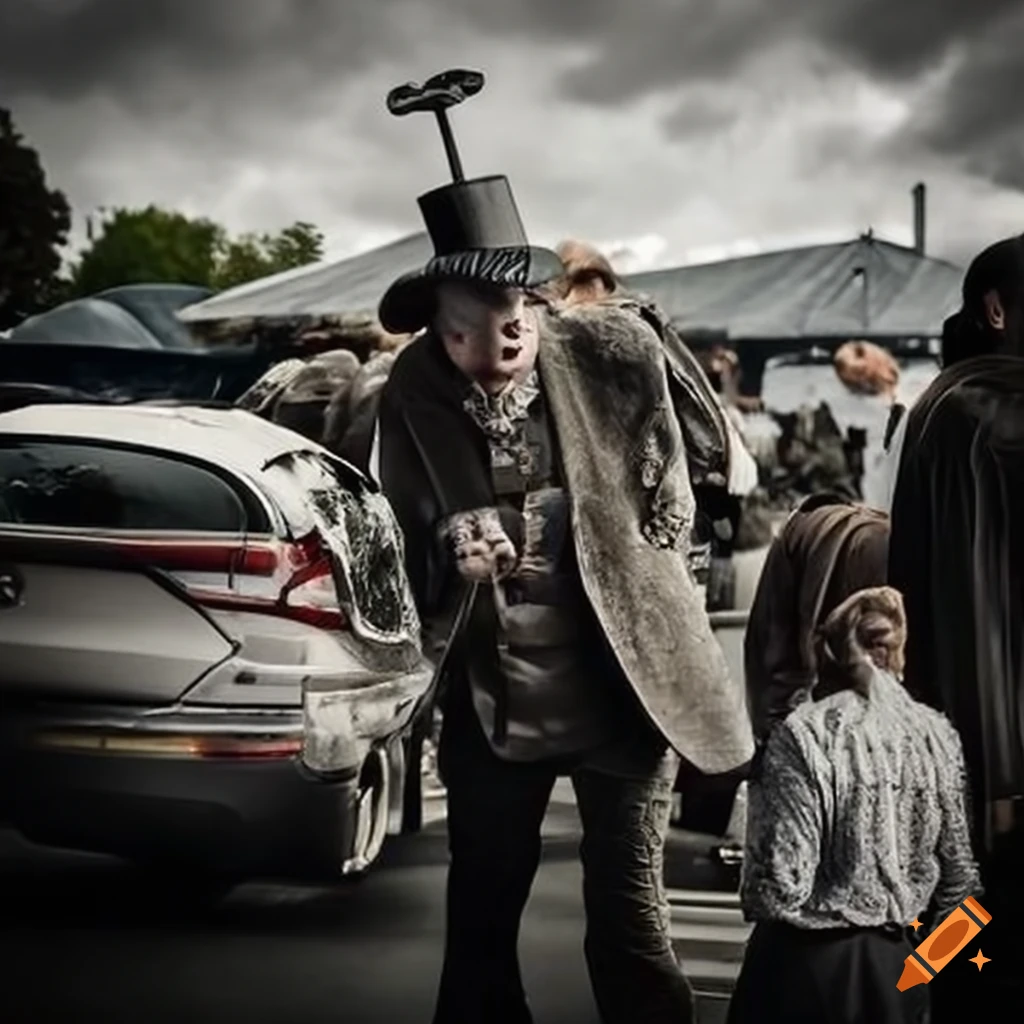 The devil at a car boot sale