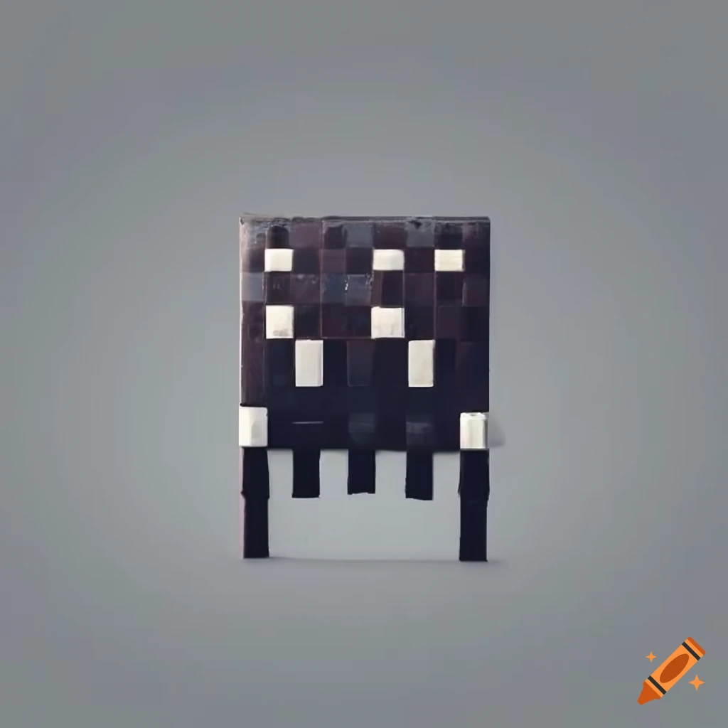 Space invader all white with plain background