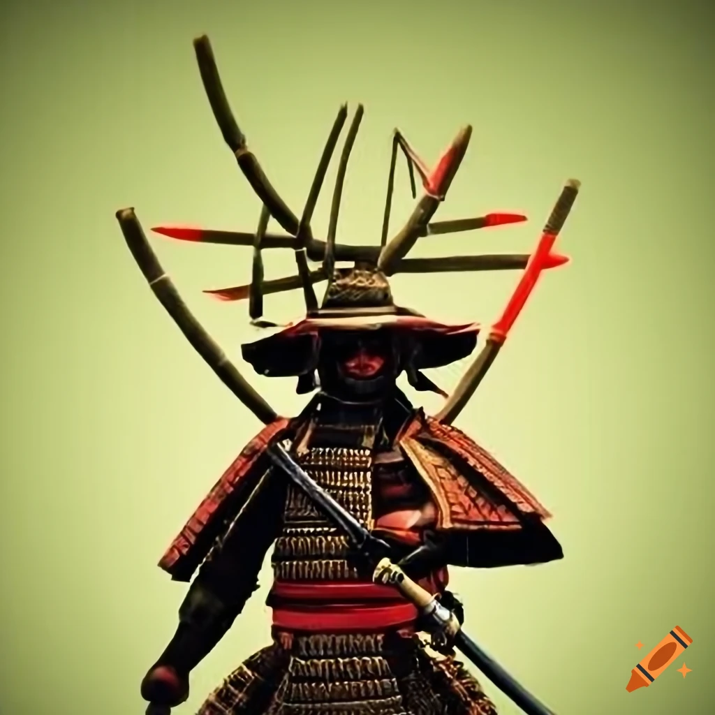 Samurai bambu on Craiyon