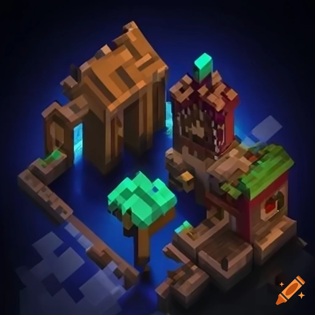 Preserving minecraft's evolution on Craiyon