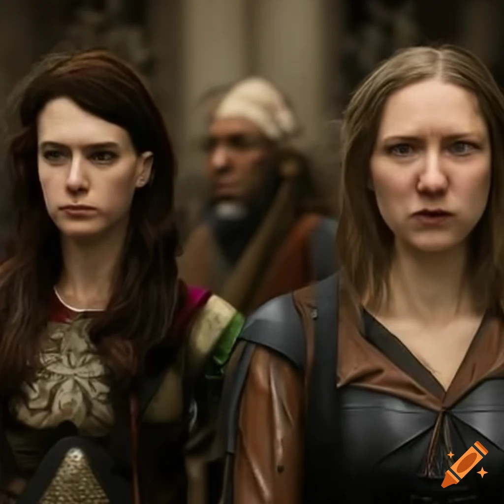 Competing factions on Craiyon