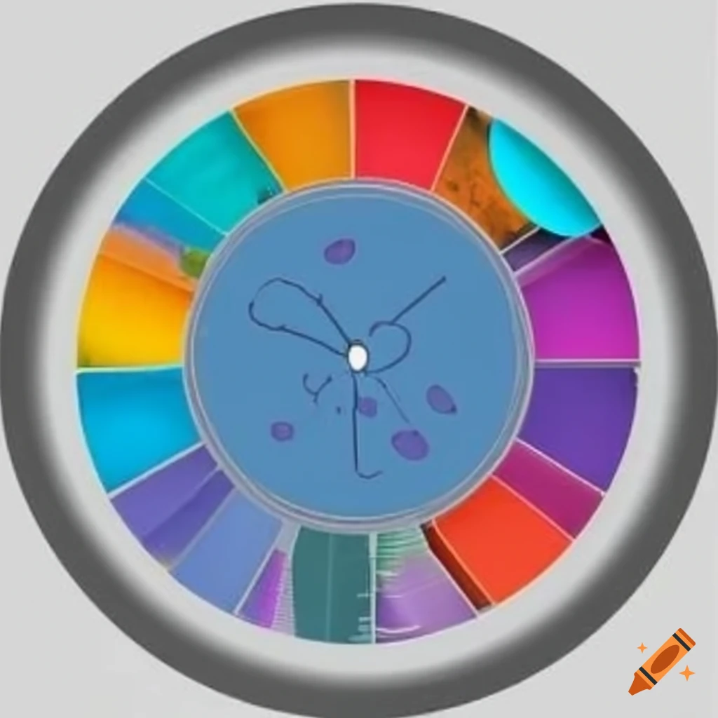 Un gráfico circular de metodología con componentes de estudio y ...