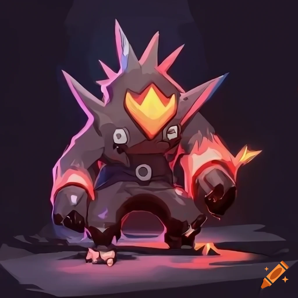 Rock pokemon valorant on Craiyon